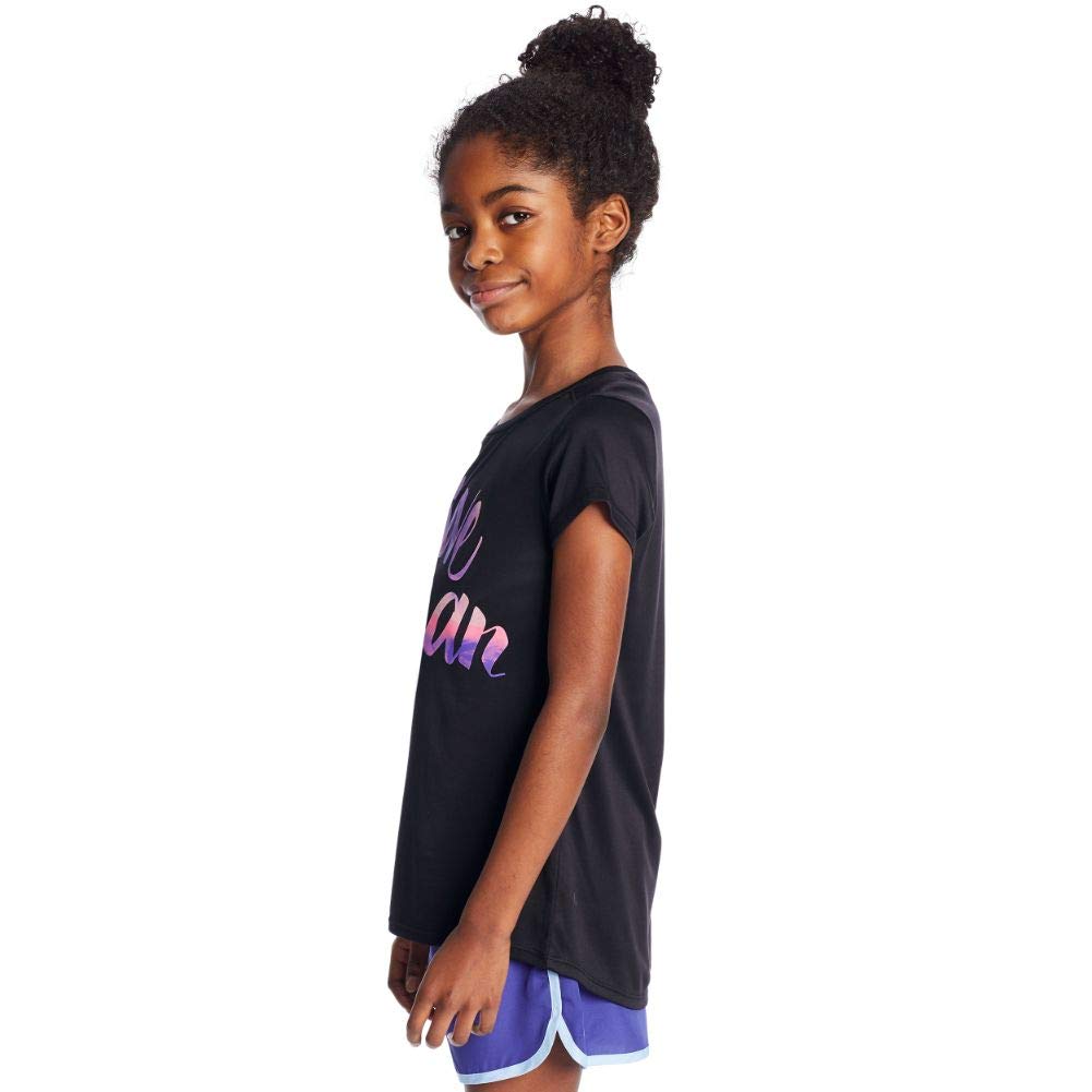 C9 Champion girls Tech Tee T Shirt, Portal Teal/My Dream My Future, Medium US