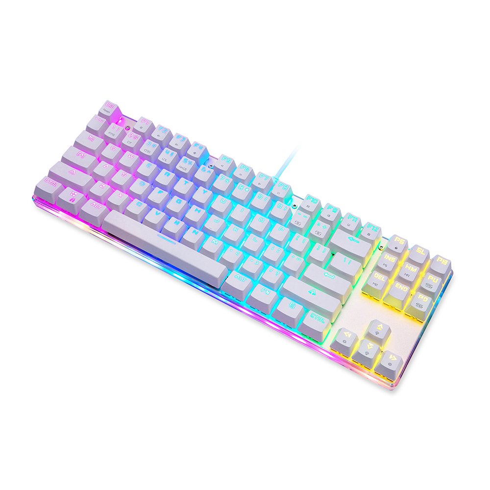 MOTOSPEED K87S Mechanical Keyboard Gaming Keyboard Wired USB Customized LED RGB Backlit with 87 Keys