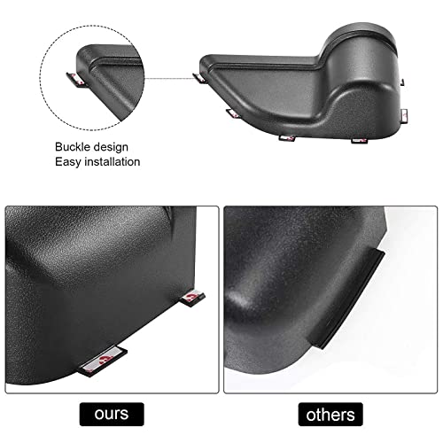 CALBEAU Front Door Side Insert Storage Pockets Box, 2PCS Door Storage Pockets for JK, Door Net Pocket Replacement for 2011-2018 Jeep Wrangler JK JKU Accessories