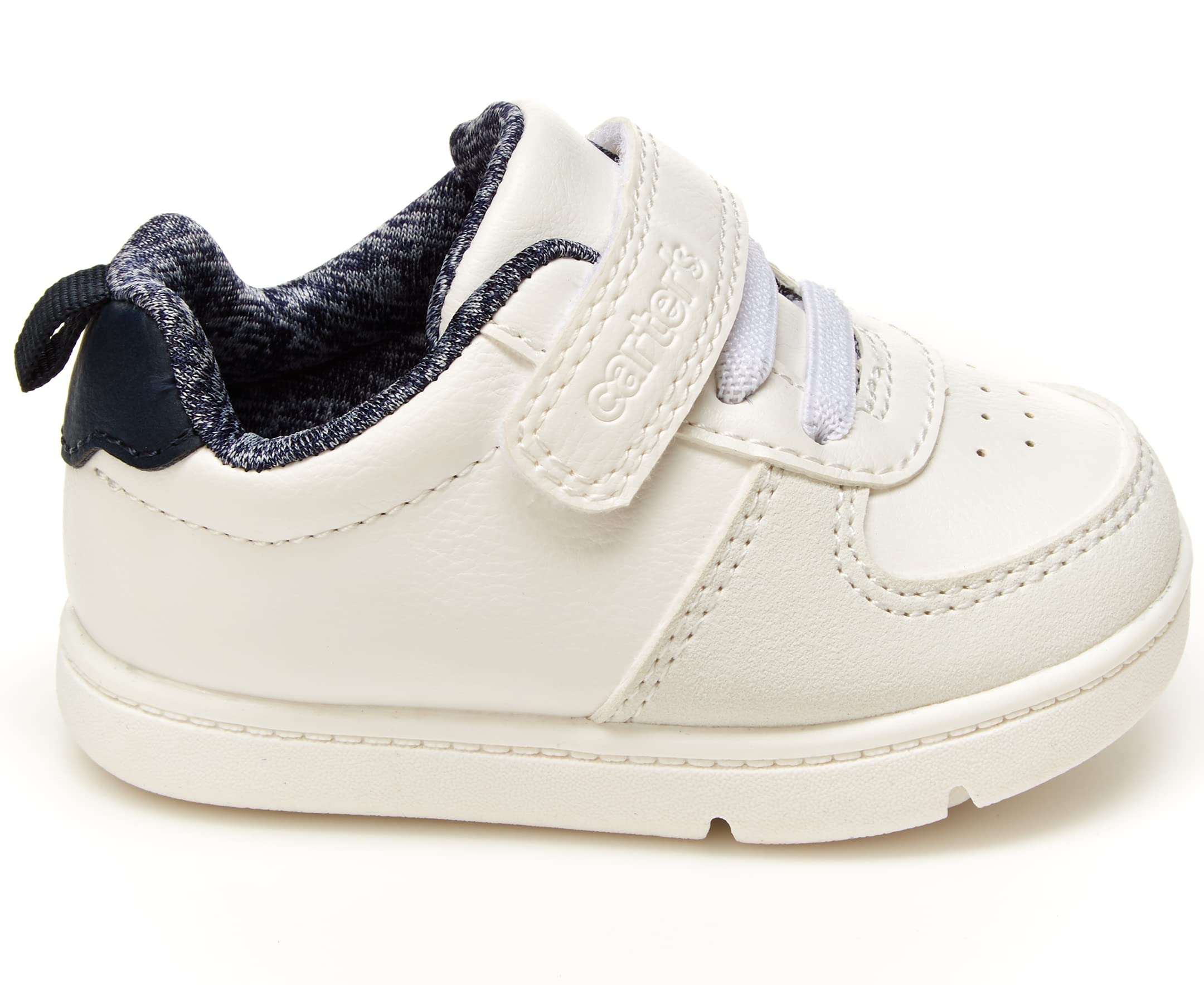 Carter's Every Step Baby Kyle-Bp First Walker Shoe, New White, 3 US Unisex Infant