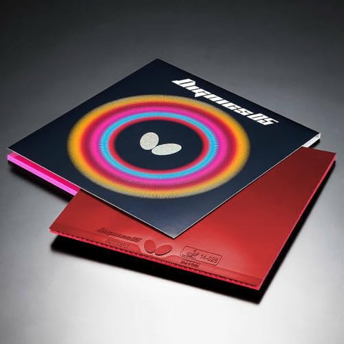 Butterfly Dignics 05 Table Tennis Rubber Table Tennis Rubber | 1.9 or 2.1 mm | Red or Black | 1 Inverted Table Tennis Rubber Sheet | Professional Table Tennis Rubber