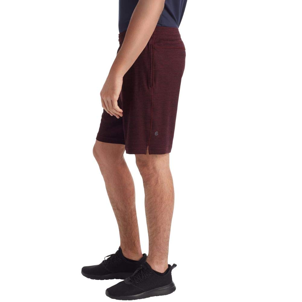 C9 Champion Men's Gym Short-9" Inseam, Rich Maroon Heather, XL
