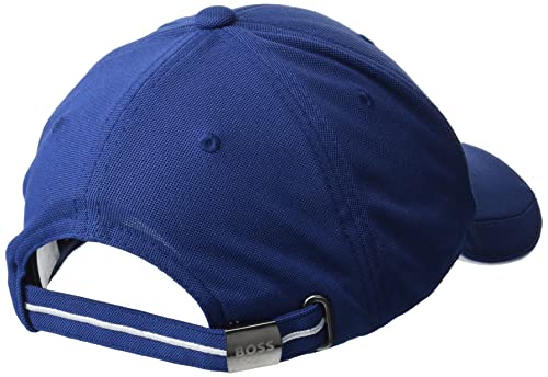 BOSS Technical Pique Logo Cap Cyan