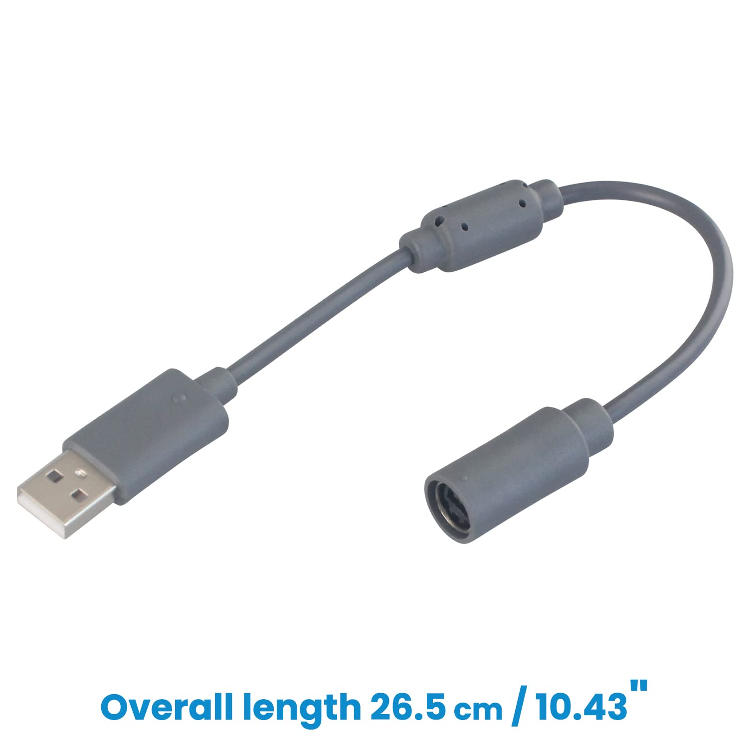 OSTENT USB Breakaway Extension Cable Adapter for Microsoft Xbox 360 Wired Controller