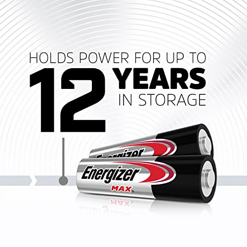Energizer AA Batteries Double A Max Alkaline Battery, 24 Count