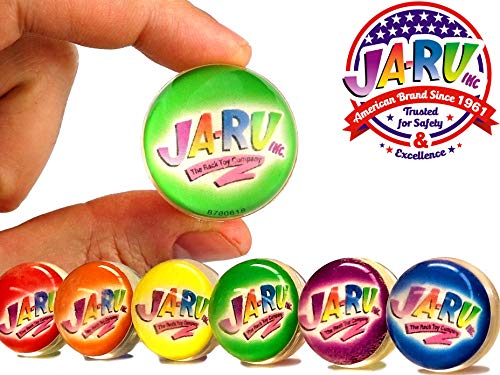 Water Hopper Ball Toy Pack (8 Pack Assorted) by Ja-Ru. Bouncing Water Skip Ball. Water Balls for Pool and for Beach Game. Squishy Skipper Water Bouncy Balls for Kids and Adults. Plus 1 Collectable Bouncy Ball 880-8B