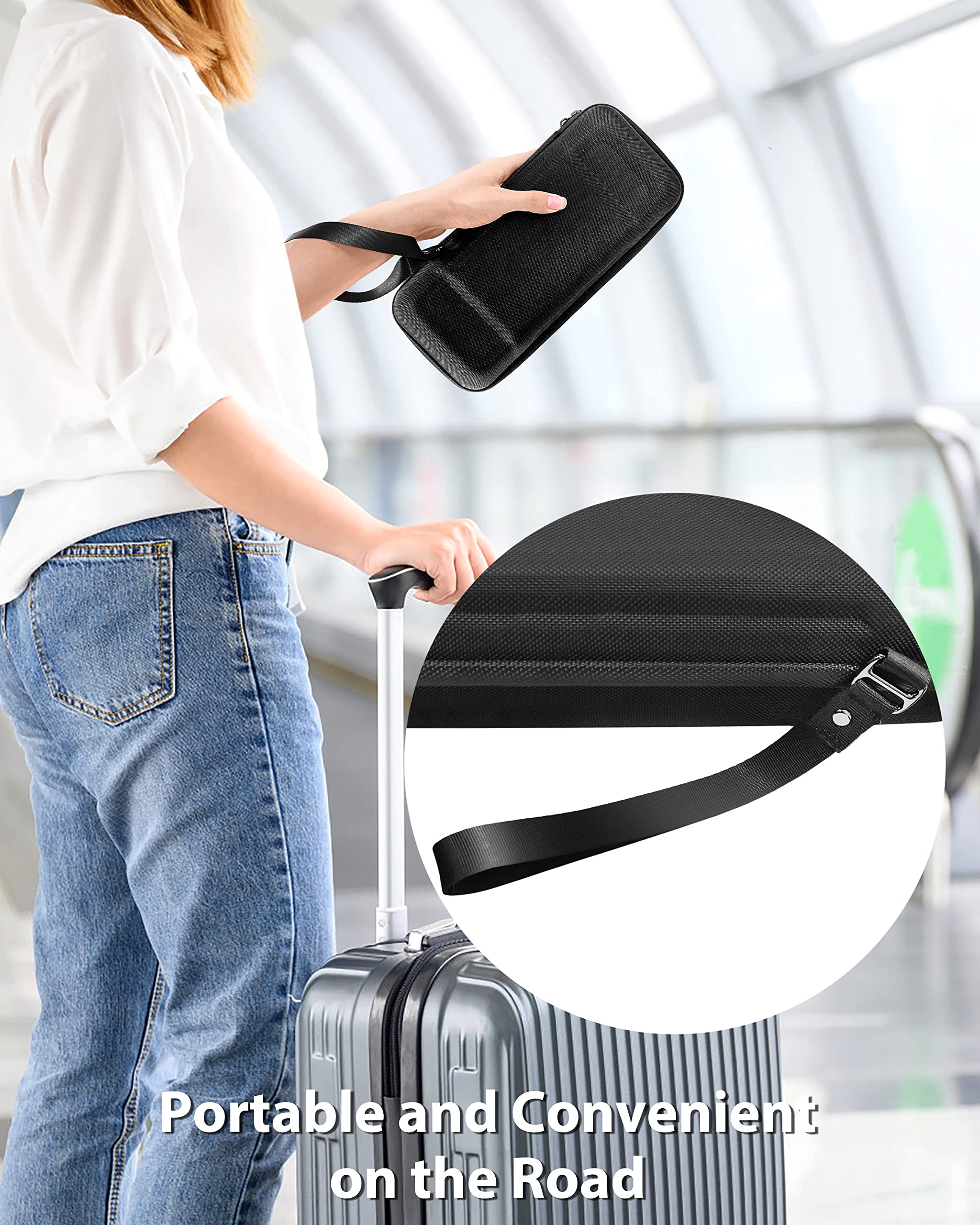 Case for Steam Deck, Anti-Scratch and Non-Slip Grips Vavle Steam Deck Accessories, Protective Cover with Kickstand Designed for Steam Deck (Stand & Storage 2 in 1)