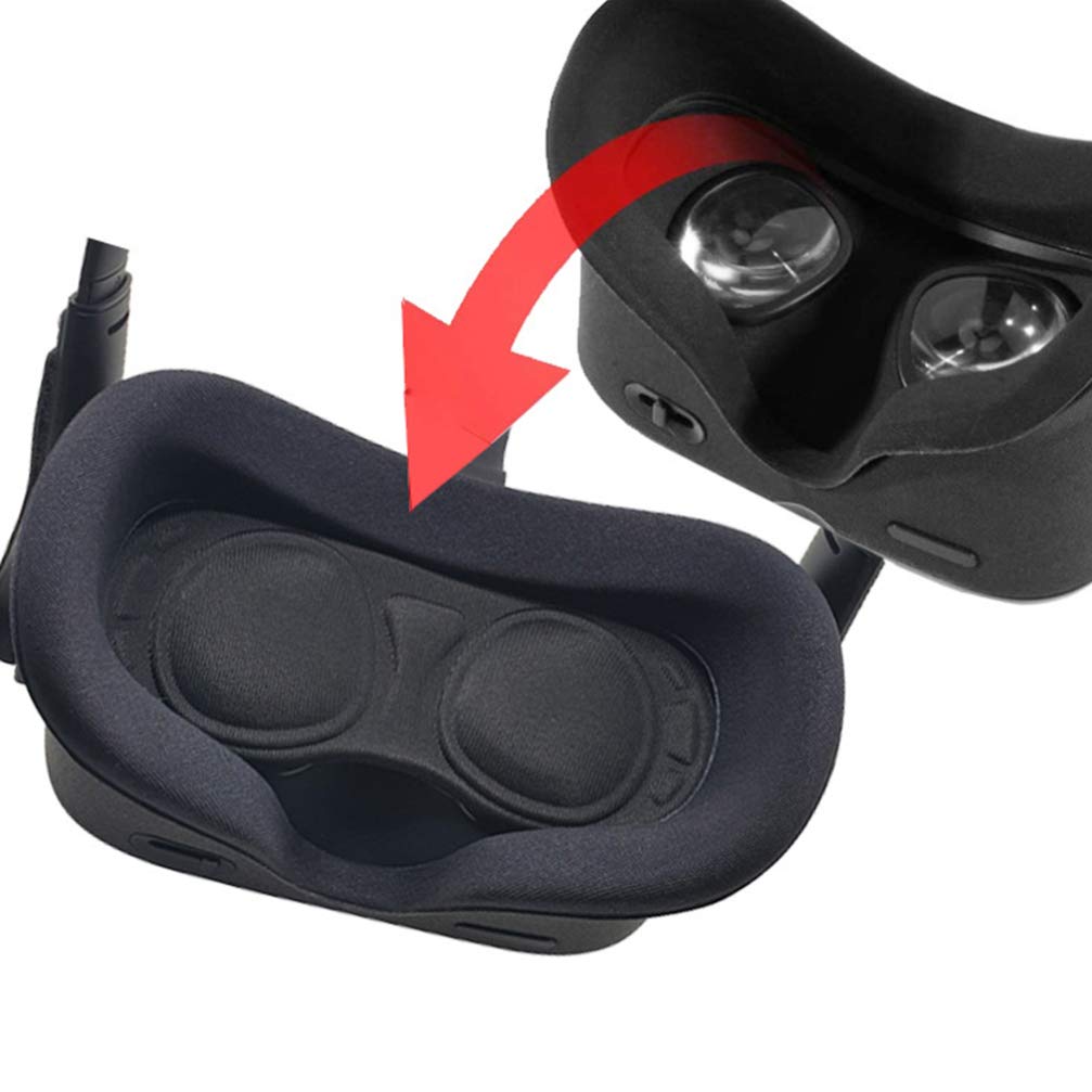 Hemobllo VR Lens Cap 1pc Vr Lens Protection Lens Protector Virtual Reality Lens Case Vr Lens Cover Black Vr Gaming Cover for Lens Sponge Cover Vr Lens Accessory