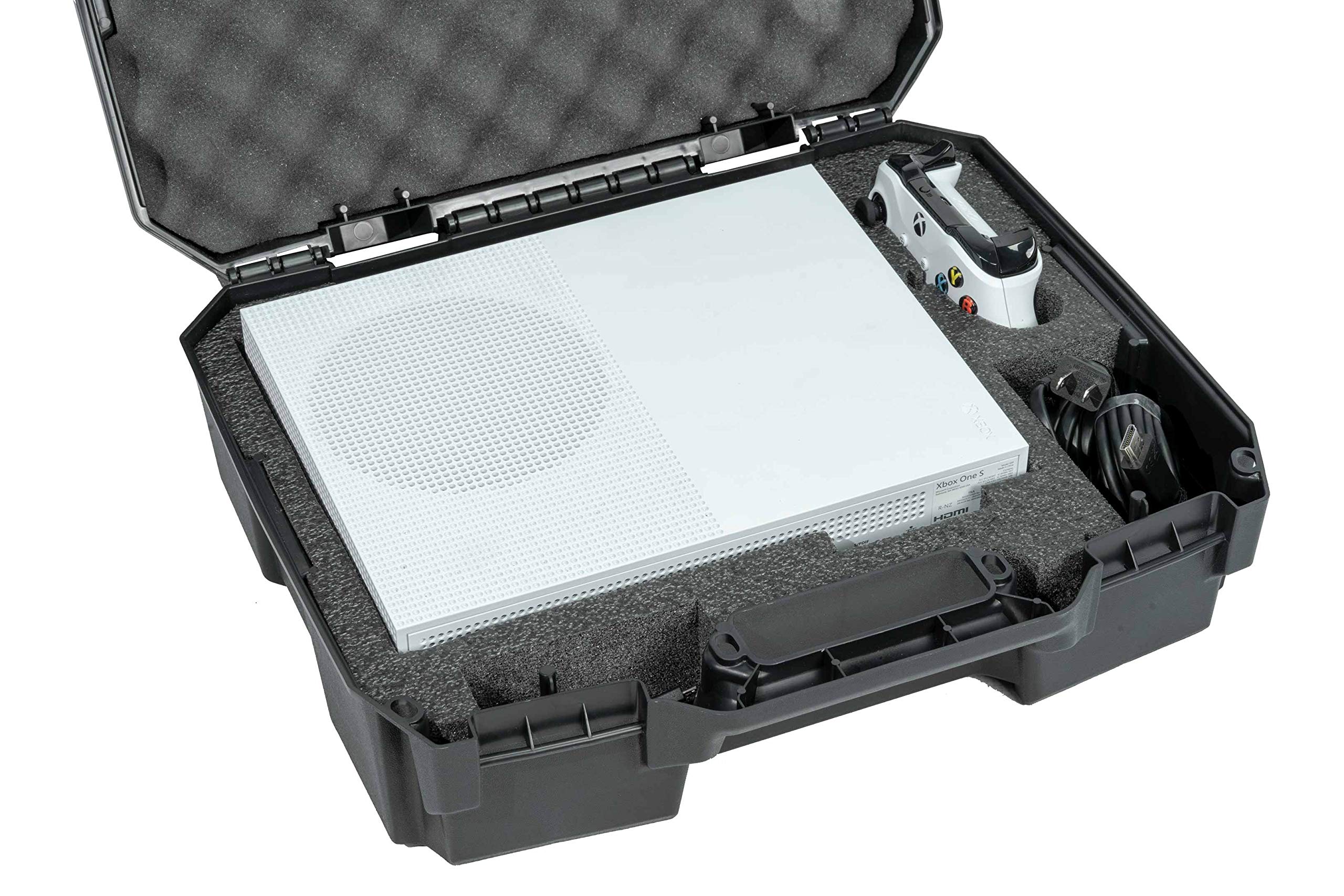 Case Club Compatible with Xbox One Carry Case. Fits X or S models in PRE-CUT Foam!