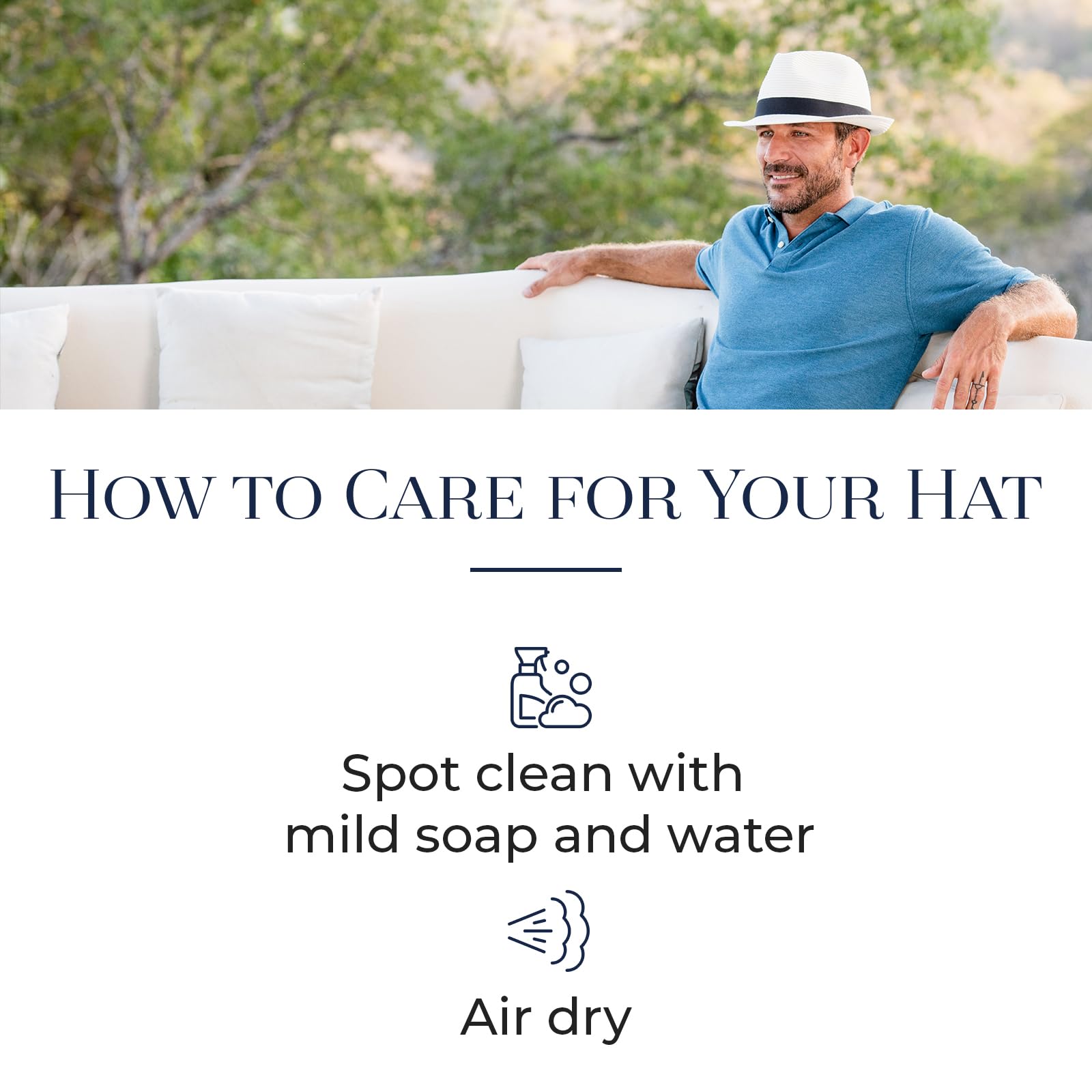 CARKELLA by Wallaroo Unisex Del Mar Trilby Fedora β Short Brim, Packable Design and Adjustable Sizing β Classic and Stylish Sun-Smart Hat for Casual Everyday Wear (Medium/Large, Beige)
