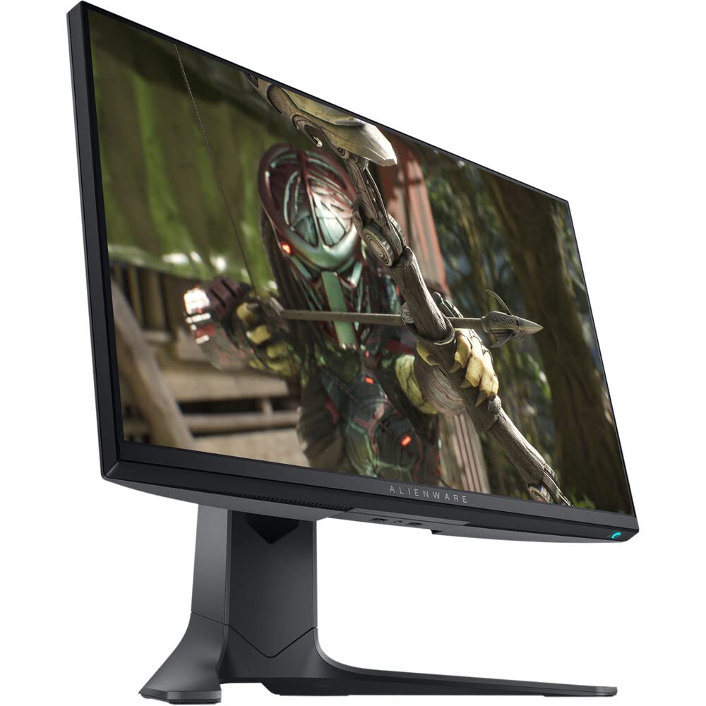 Dell 2-Pack Alienware AW2521HF 24.5 Inch Full HD Gaming Monitors - Dark Side of The Moon - 240Hz Refresh Rate, IPS Technology, Dark Gray with Screen Cleaning Kit