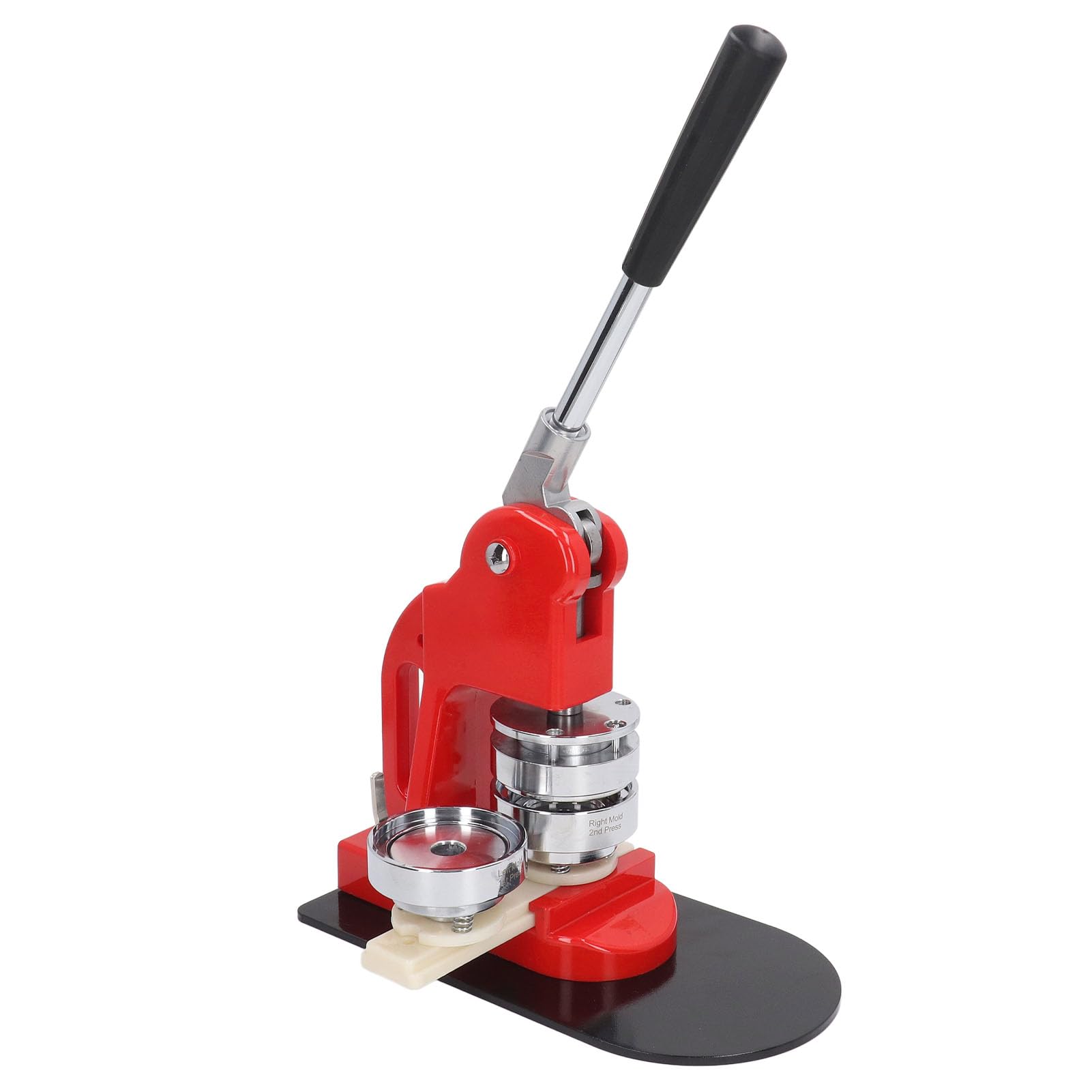 Button Maker Machine, Button Press Machine with Ergonomic Handle, Wide Application, Portable for Halloween Party (58mm)