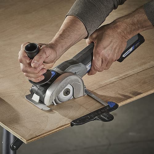 Dremel US20V-01 Compact Circular Saw Tool Kit with (1) 20V Battery, (3) Cutting Wheels & Storage Bag - 15,000 RPM - Ideal for Flush Cutting, Plunge Cutting and Surface Preparation