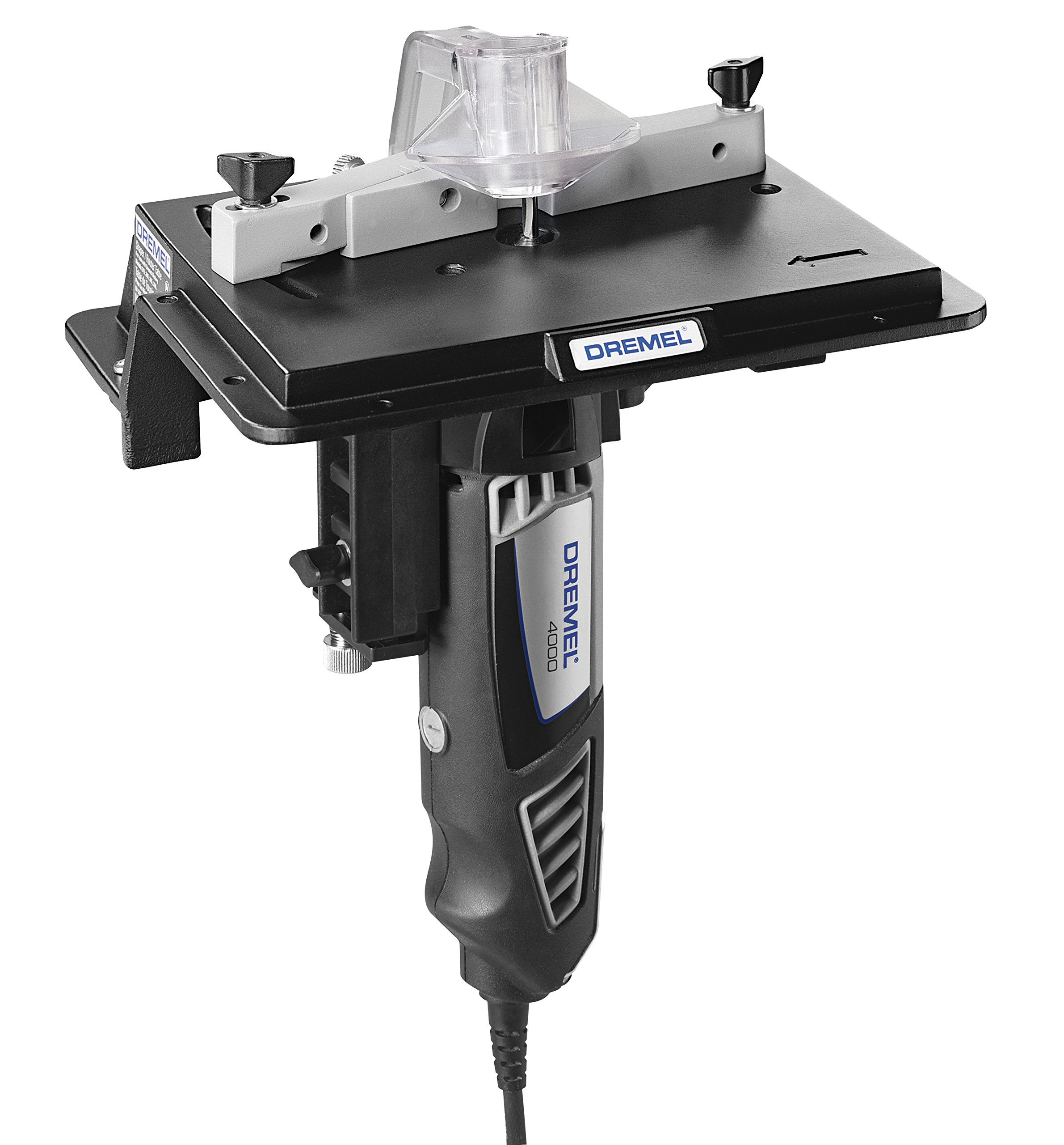 Dremel 4300-9/64 Rotary Tool Kit with Flex Shaft- 9 Attachments & 64 Accessories- Engraver, Router, Sander, and Polisher & 231 Portable Rotary Tool Shaper and Router Table- Woodworking Attachment
