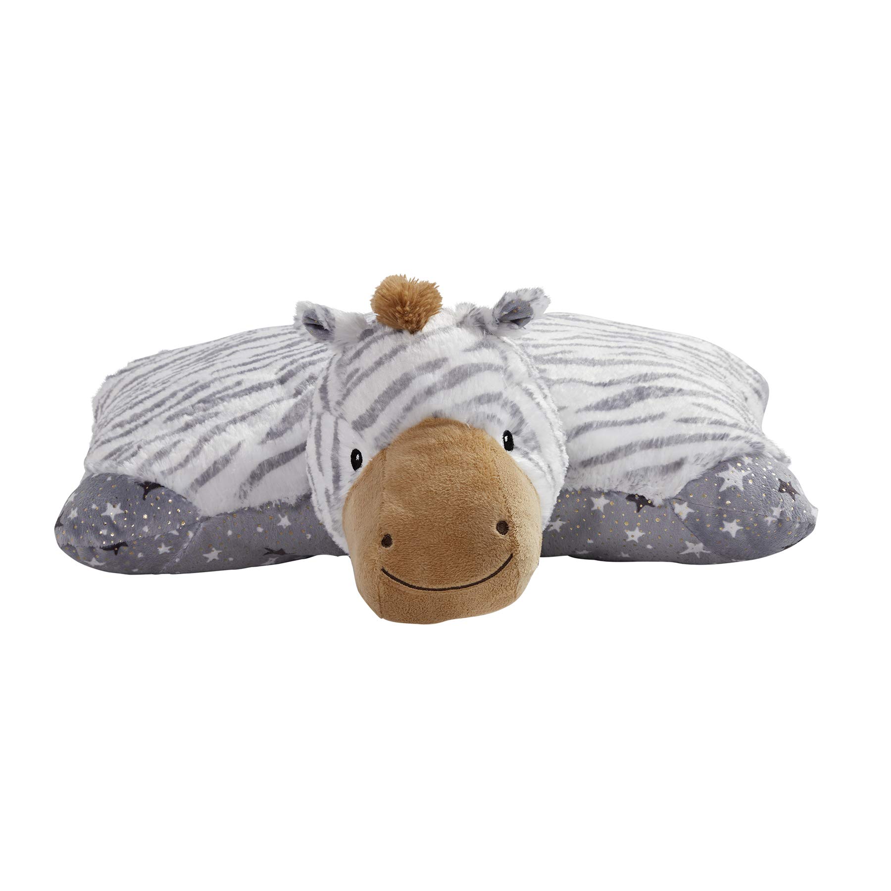 Pillow Pets Naturally Comfy Zebra Stuffed Animal Plush Toy
