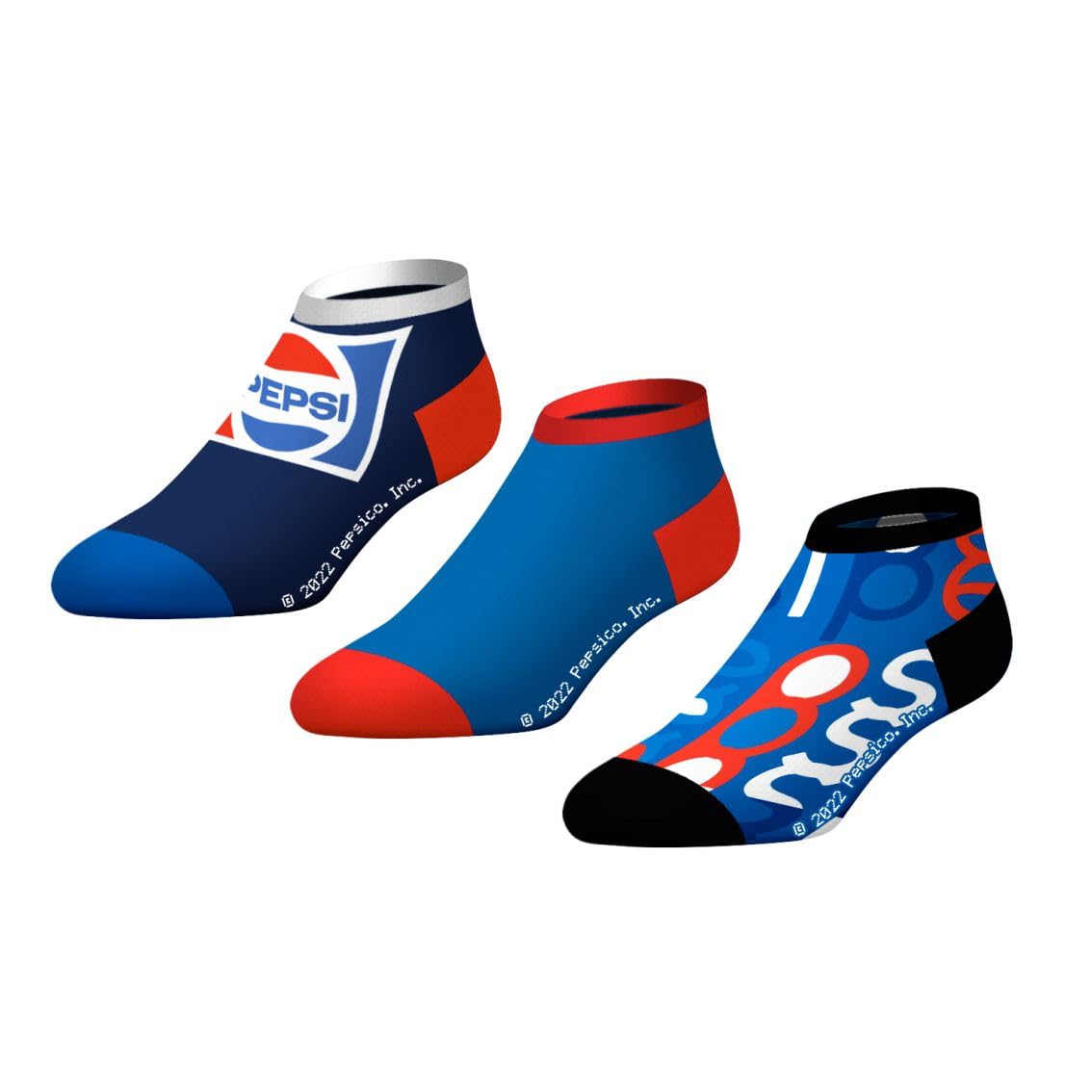 CRAZYBOXER Crazyuniverse Men's Novelty Socks Pepsi Men's Fun Dress Socks Crazy Funny Casual Low Cut Socks for Men