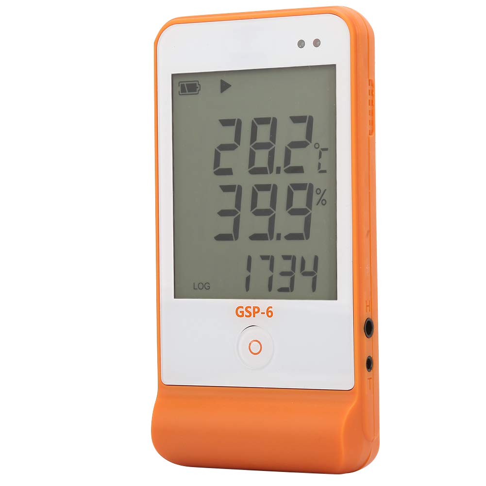 Cold Chain Transportation Temperature and Humidity Monitor, USB Temperature and Humidity Data Logger Supports 16000 Sets of Data
