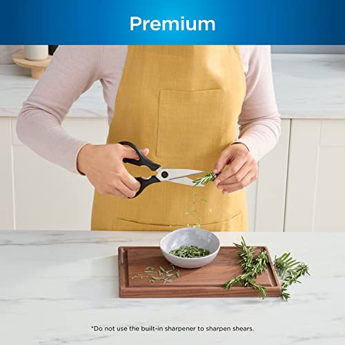 Ninja K62012 Foodi NeverDull Premium 12-Piece German Stainless Steel Knife System with Built-in Sharpener, Stainless Steel/Black