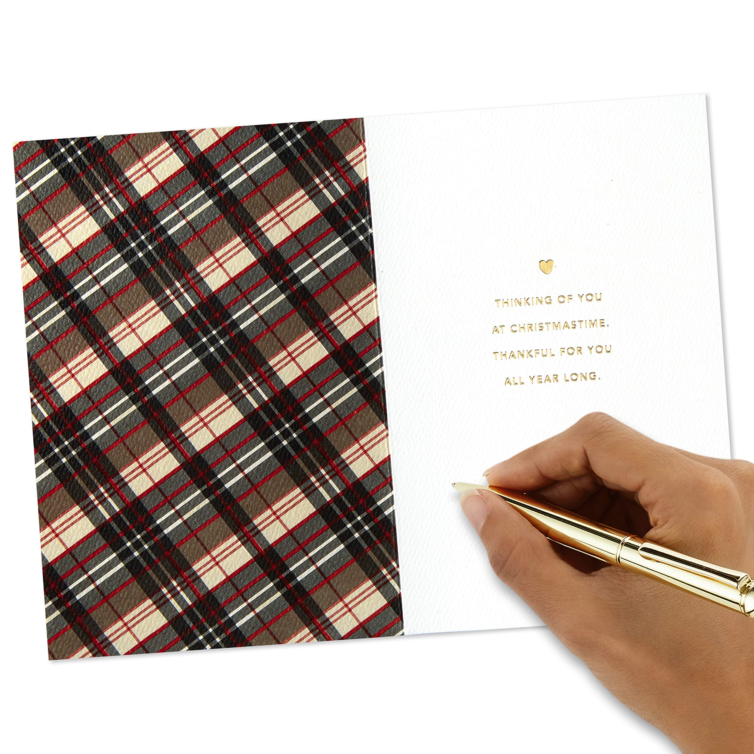 Hallmark Signature Christmas Card (Thankful All Year Long)