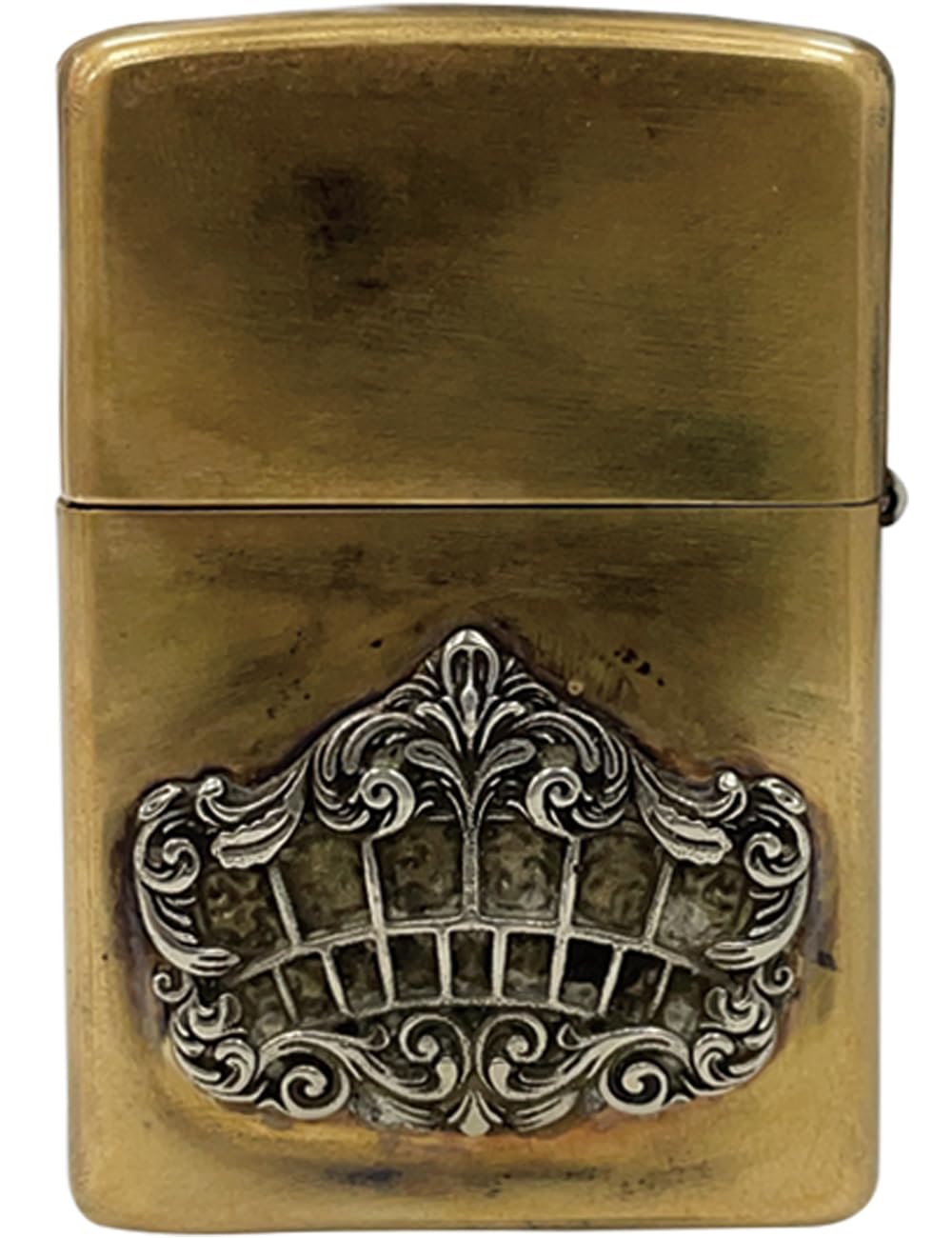 Brass Lighter Case Metal Replacement Tank Handmade Gift for Men, Retro Lighter Sleeve Pouches Lighter Protective Storage Case Holder for Father Boy Friend Husband
