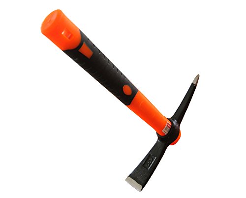 TABOR TOOLS Pick Mattock with Fiberglass Handle, Garden Pick, Great for Loosening Soil, Archaeological Projects, and Cultivating Vegetable Gardens or Flower Beds. J62A. (Small 15 Inch)