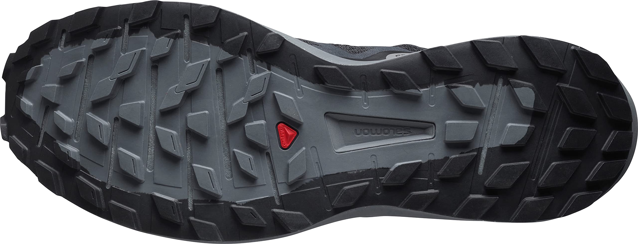 Salomon Sense Ride 4 Trail Running Shoes for Men, Black/Quiet Shade/Ebony, 12.5
