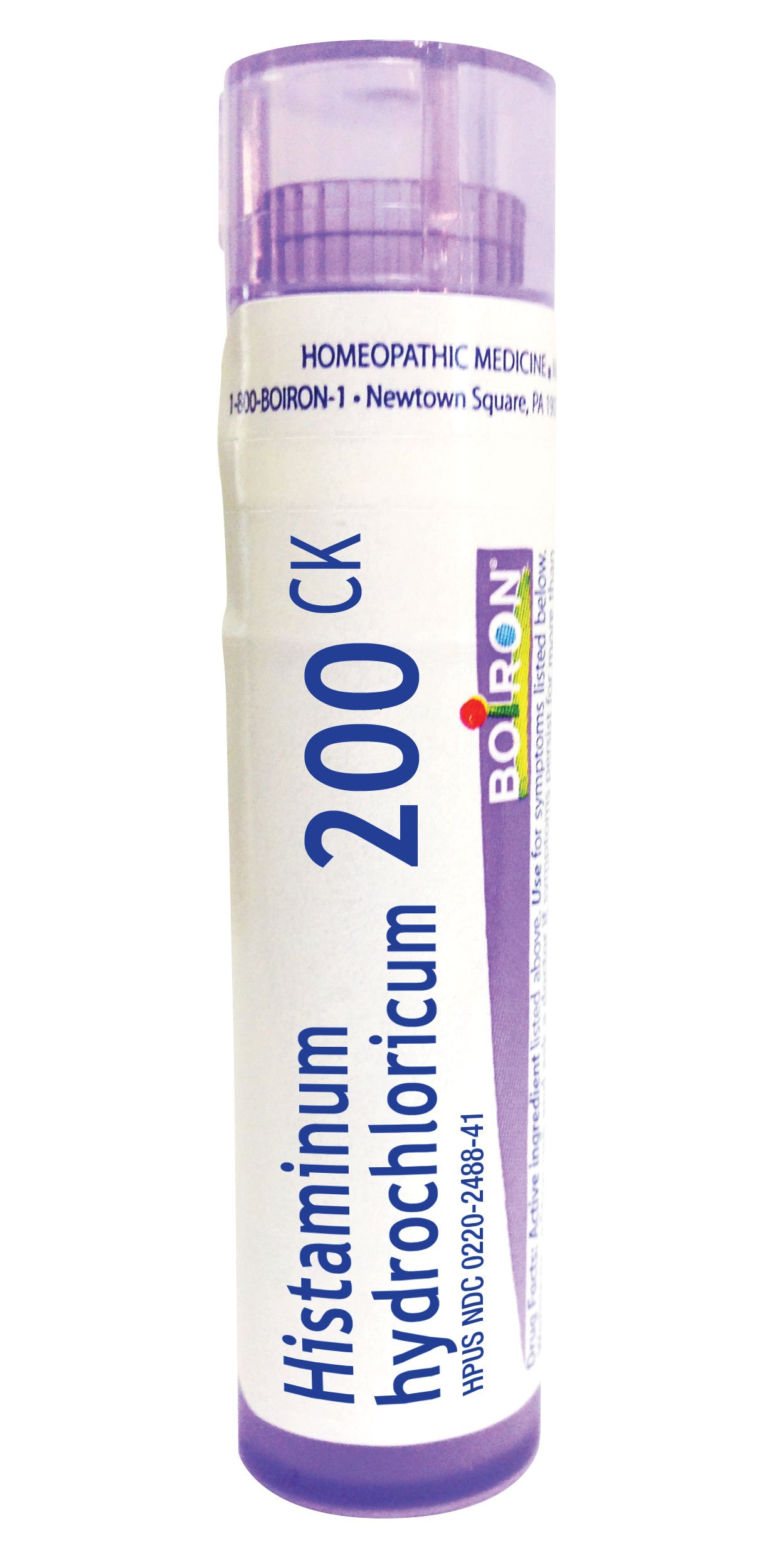 Boiron Histaminum Hydrochloricum Homeopathic Medicine for Allergies, 200ck,White 80 Count