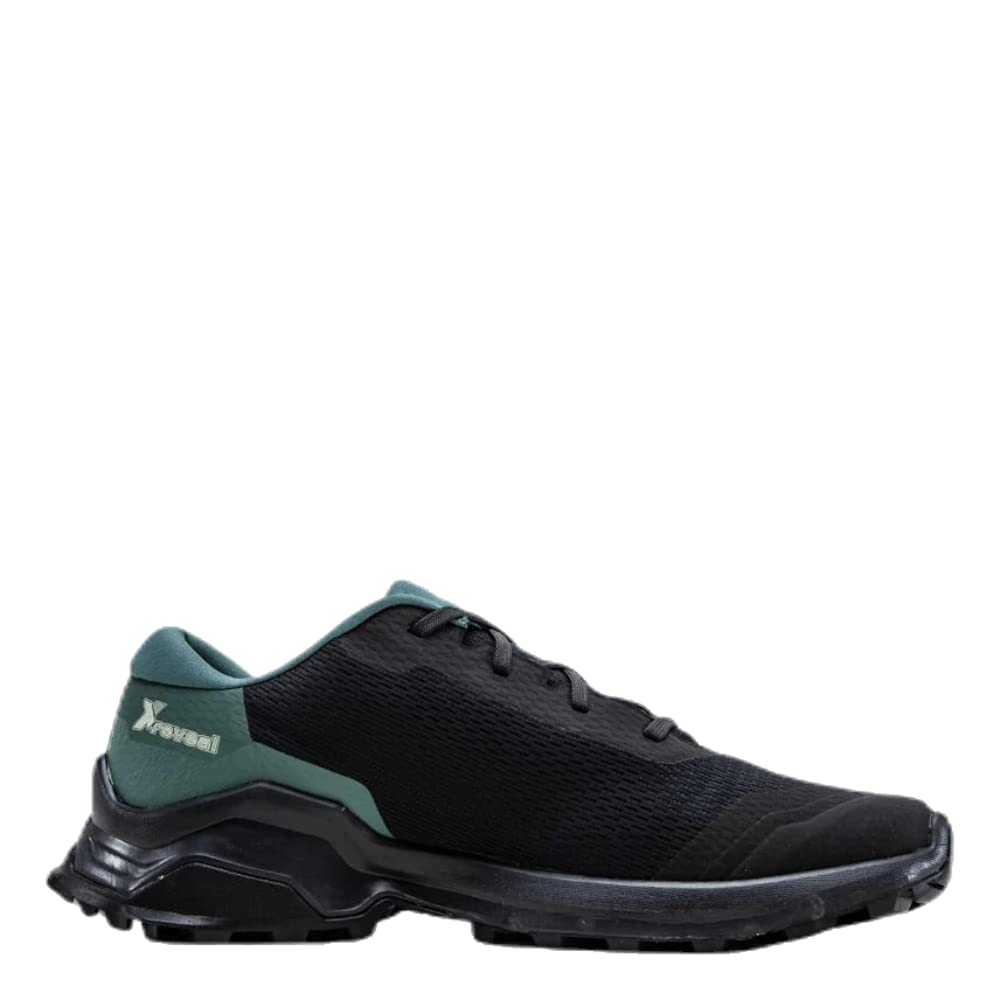 Salomon X Reveal Hiking Shoes for Women, Phantom/Balsam Green/Black, 9.5