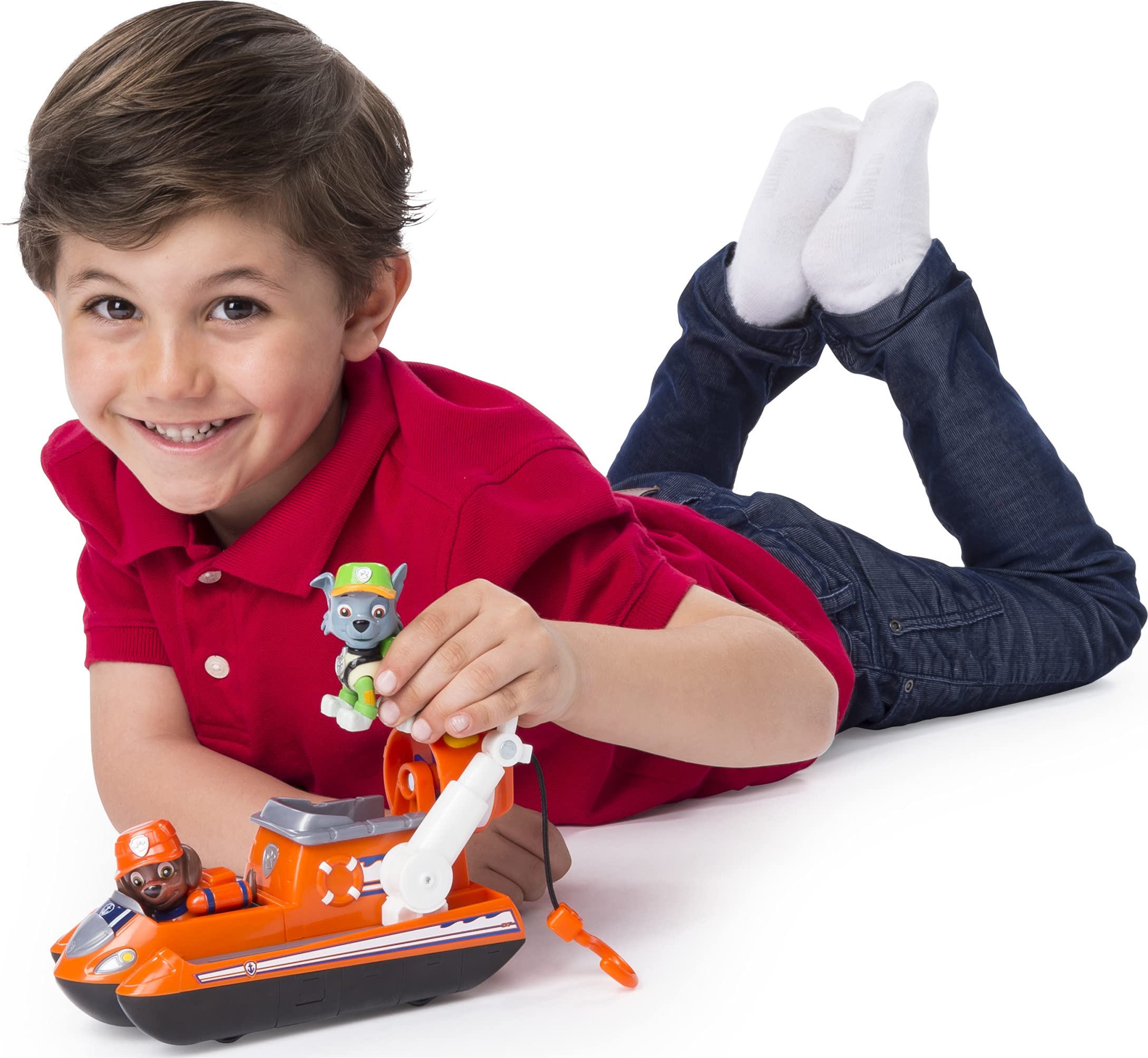 Paw Patrol Ultimate Rescue - Zuma’s Ultimate Rescue Hovercraft with Moving Propellers and Rescue Hook, for Ages 3 and Up