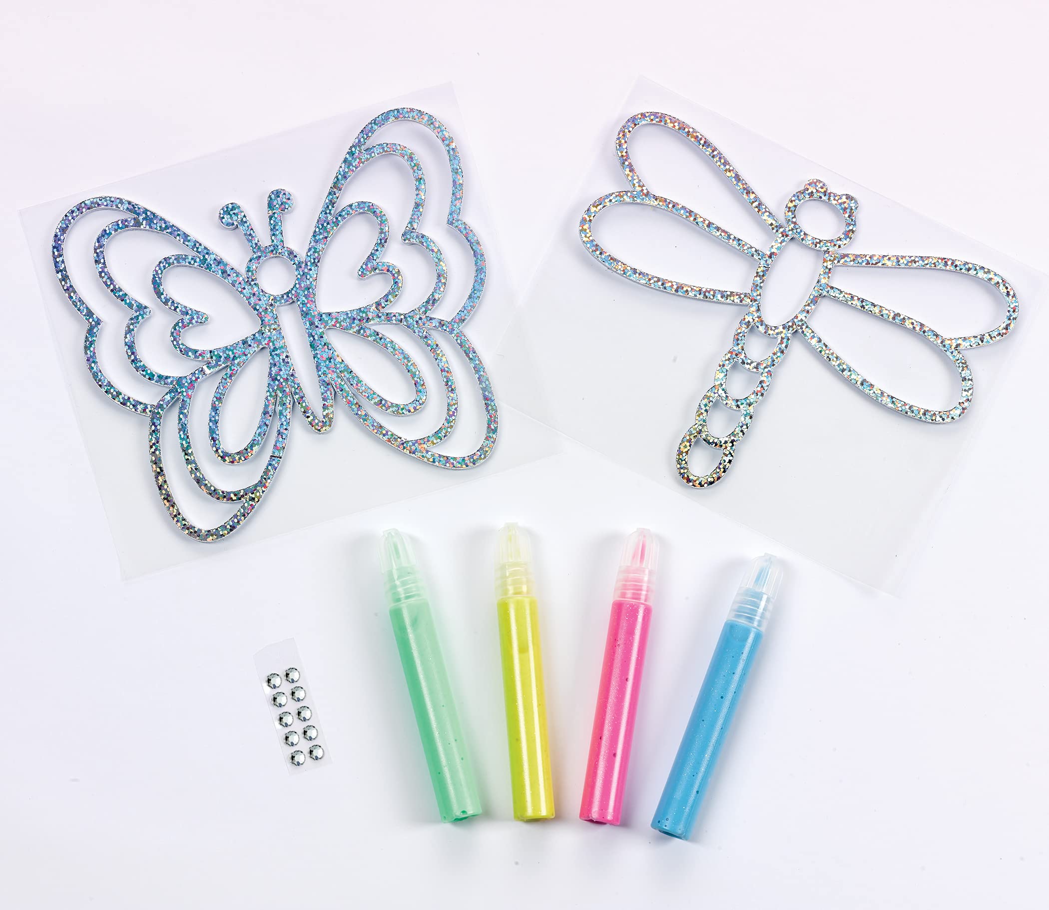 Creativity for Kids Window Art Bug Buddies - Create Your Own Window Art, Suncatcher Kits for Kids, Stocking Stuffers for Kids