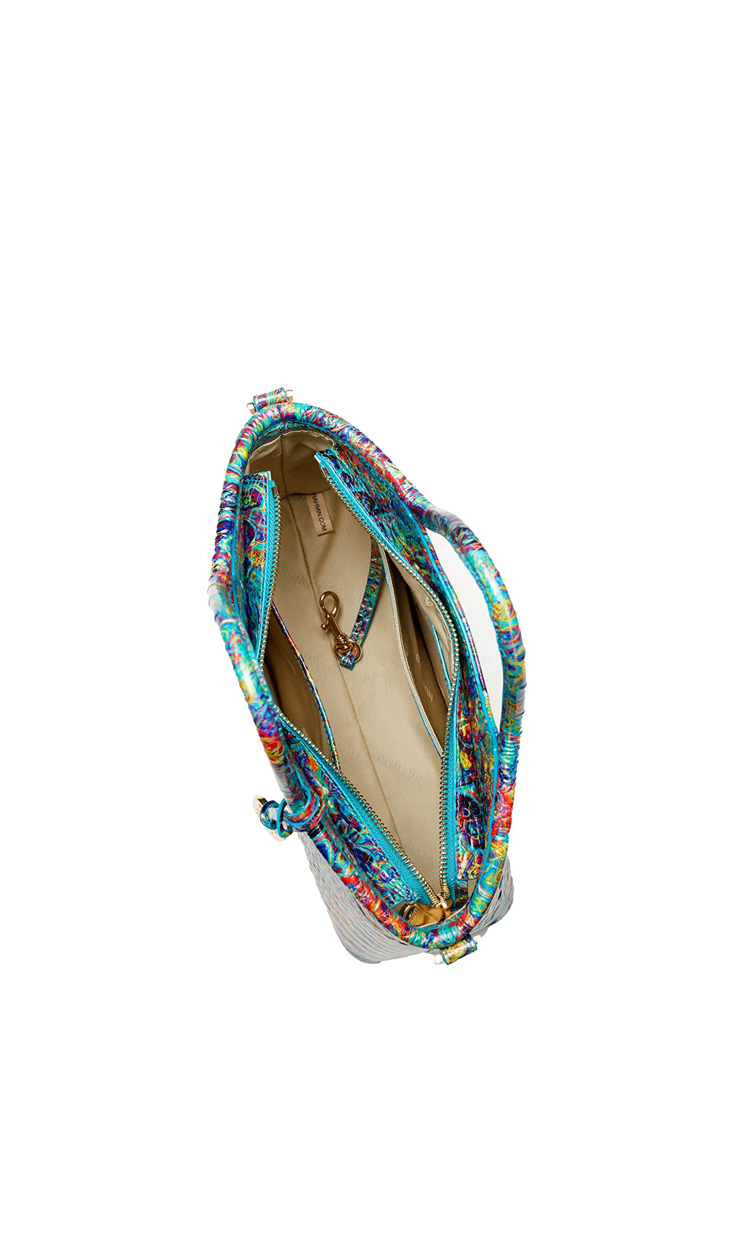 BRAHMIN Blue Ammolite Melbourne Small Elaine