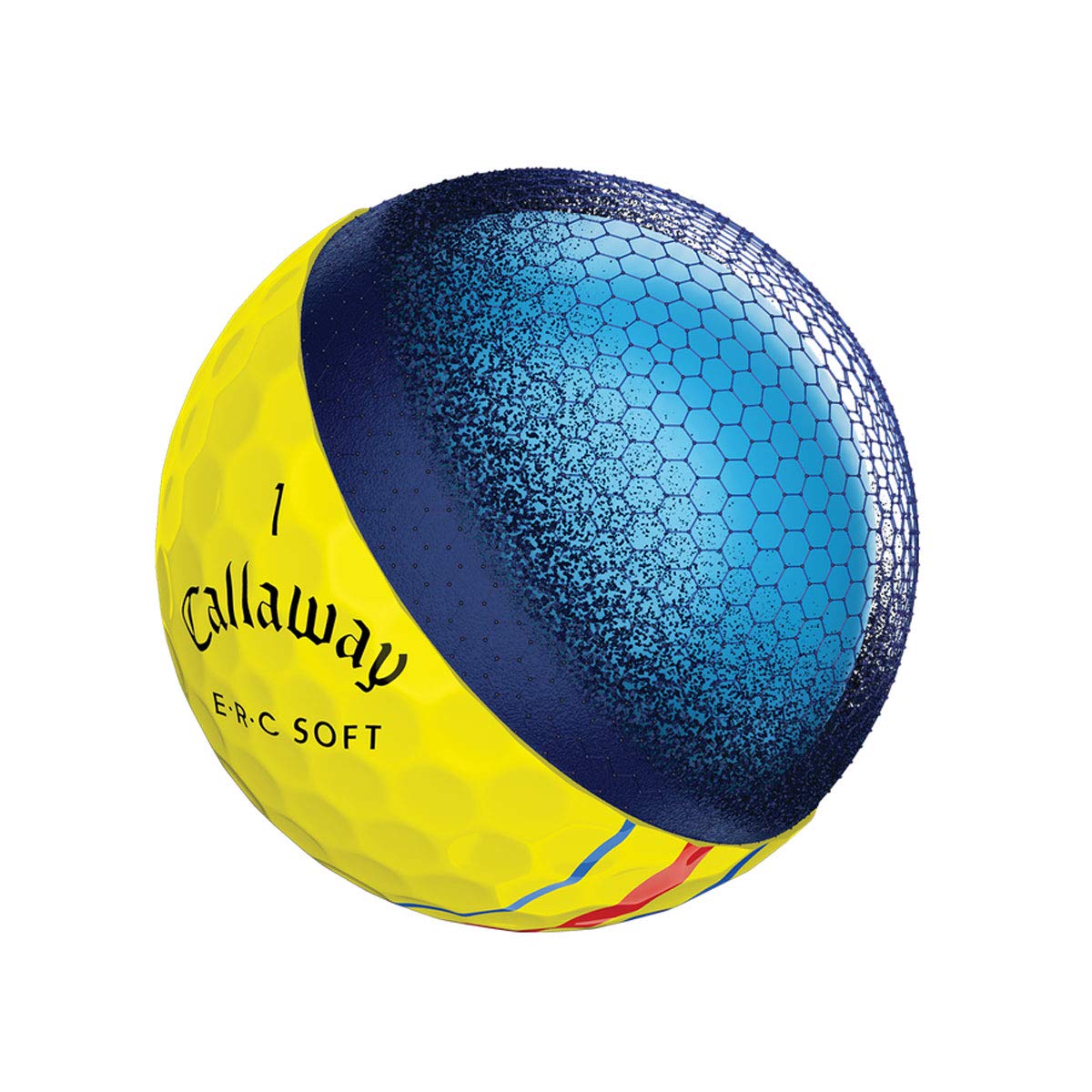 Callaway Golf ERC Soft Triple Track Golf Balls, (One Dozen), Yellow, Prior Generation