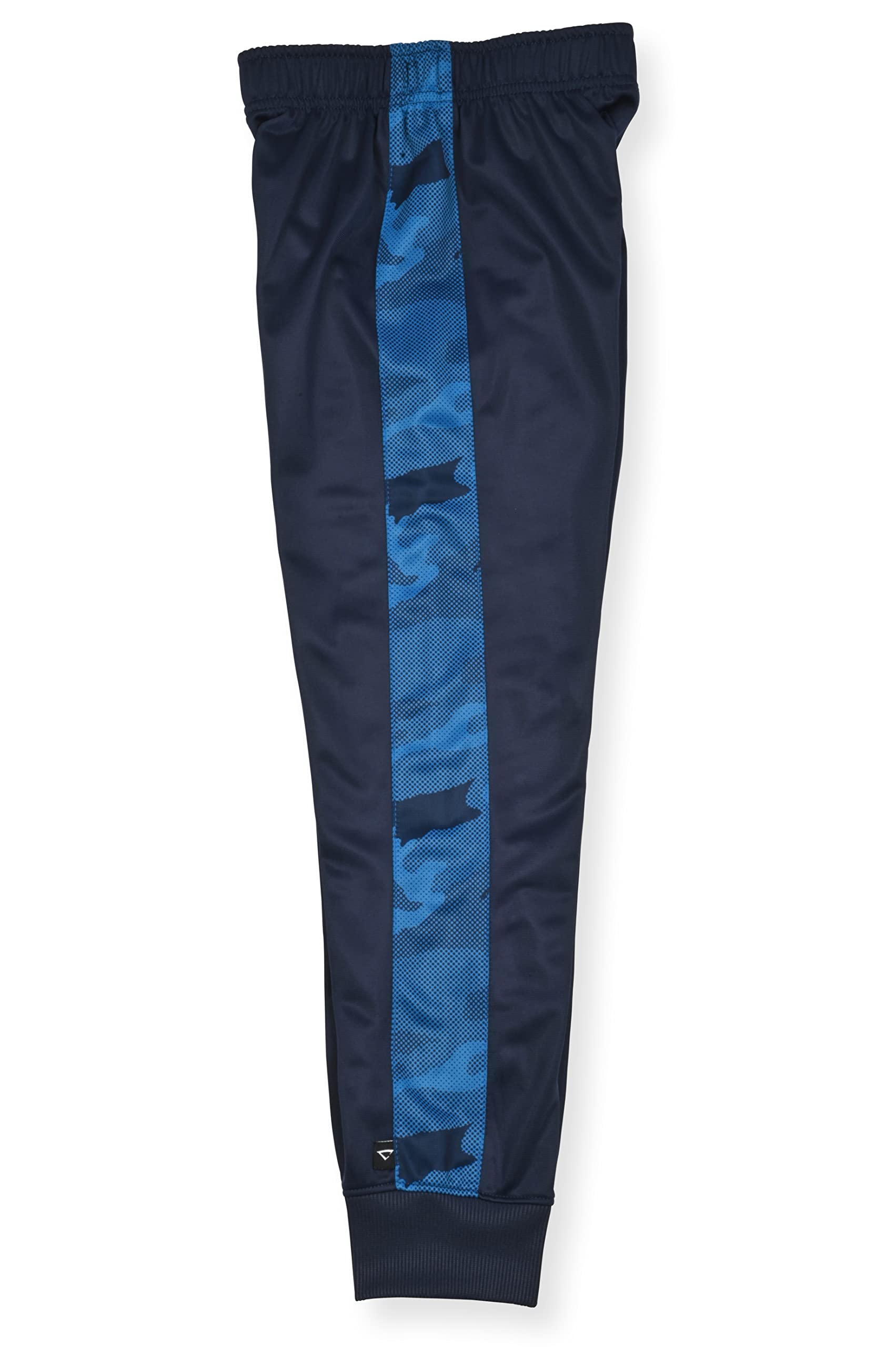 Cheetah Boys 2-Piece Camo Tricot Tracksuit Set, Blue, 10/12