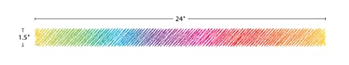 Teacher Created Resources Colorful Scribble Magnetic Border, 77290 0.375 H x 27.5 L x 3 W
