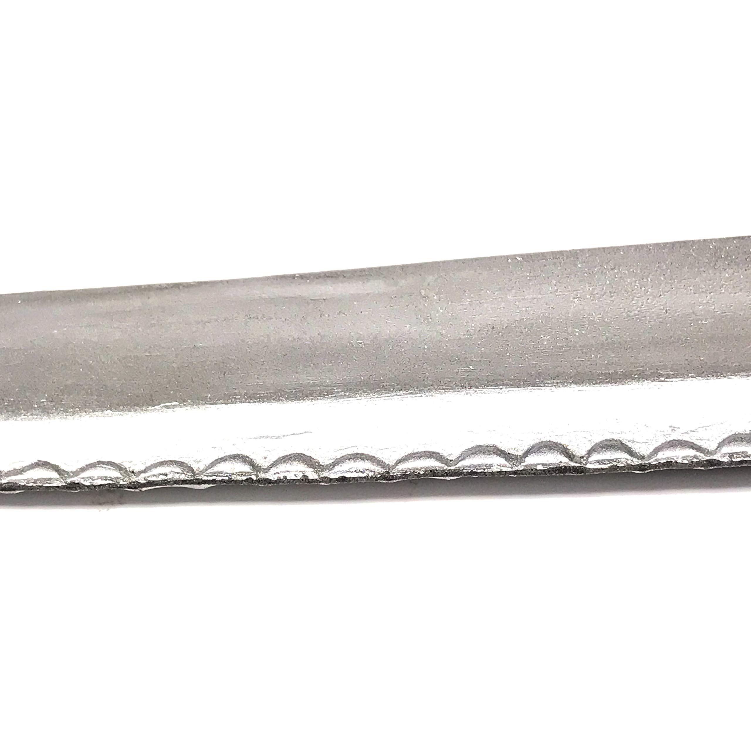 Hero's Edge Fake Knife Foam Rubber Large Serrated Style Safe Prop or Halloween Accessory