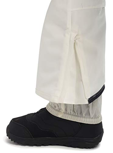 Burton Womens Society Pant, Stout White New, Small Short
