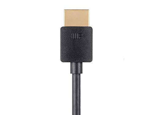 Monoprice Certified Premium HDMI Cable - 3 Feet - Black (3 Pack) 4K@60Hz HDR 18Gbps 36AWG YUV 4:4:4 - Ultra Slim Series