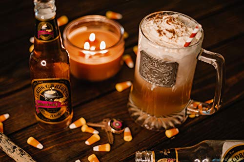 Flying Cauldron Butterscotch Beer (12 Fl Oz (Pack of 4)), Vanilla Cream Soda Brew, All- Natural, Non-Alcoholic and Caffeine free.