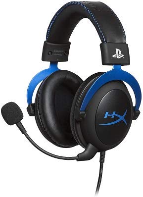 PlayStation 4 Slim 1TB Console + HyperX Cloud Licensed Gaming Noise Cancelling Headset Headphones + 3 Games (God of War, The Last of US, Horizon Zero Dawn) Bundle