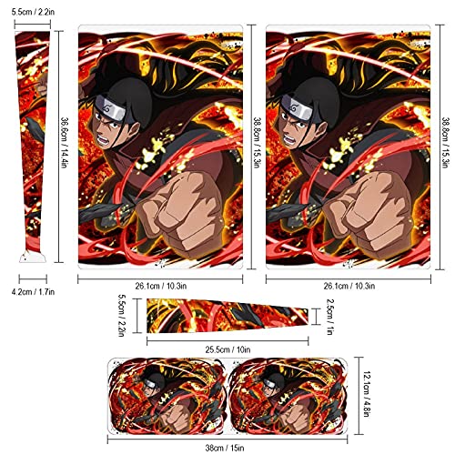 PlayStation 5 Digital edition version sticker protective cover, Naruto Senjumonama ps5 controller protective shell (compatible with ps5 Digital edition)