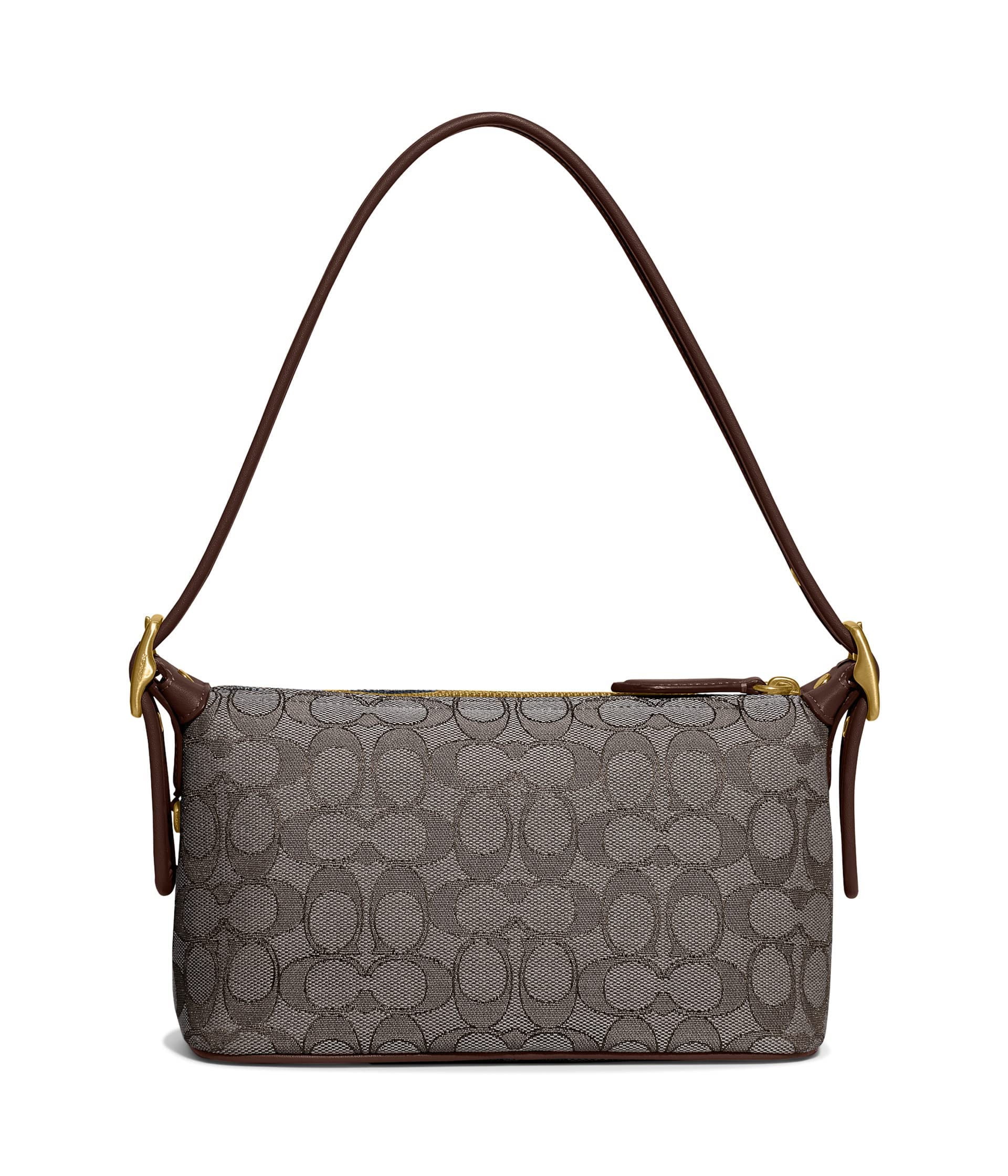 Coach Signature Jacquard Demi Bag Oak Maple One Size