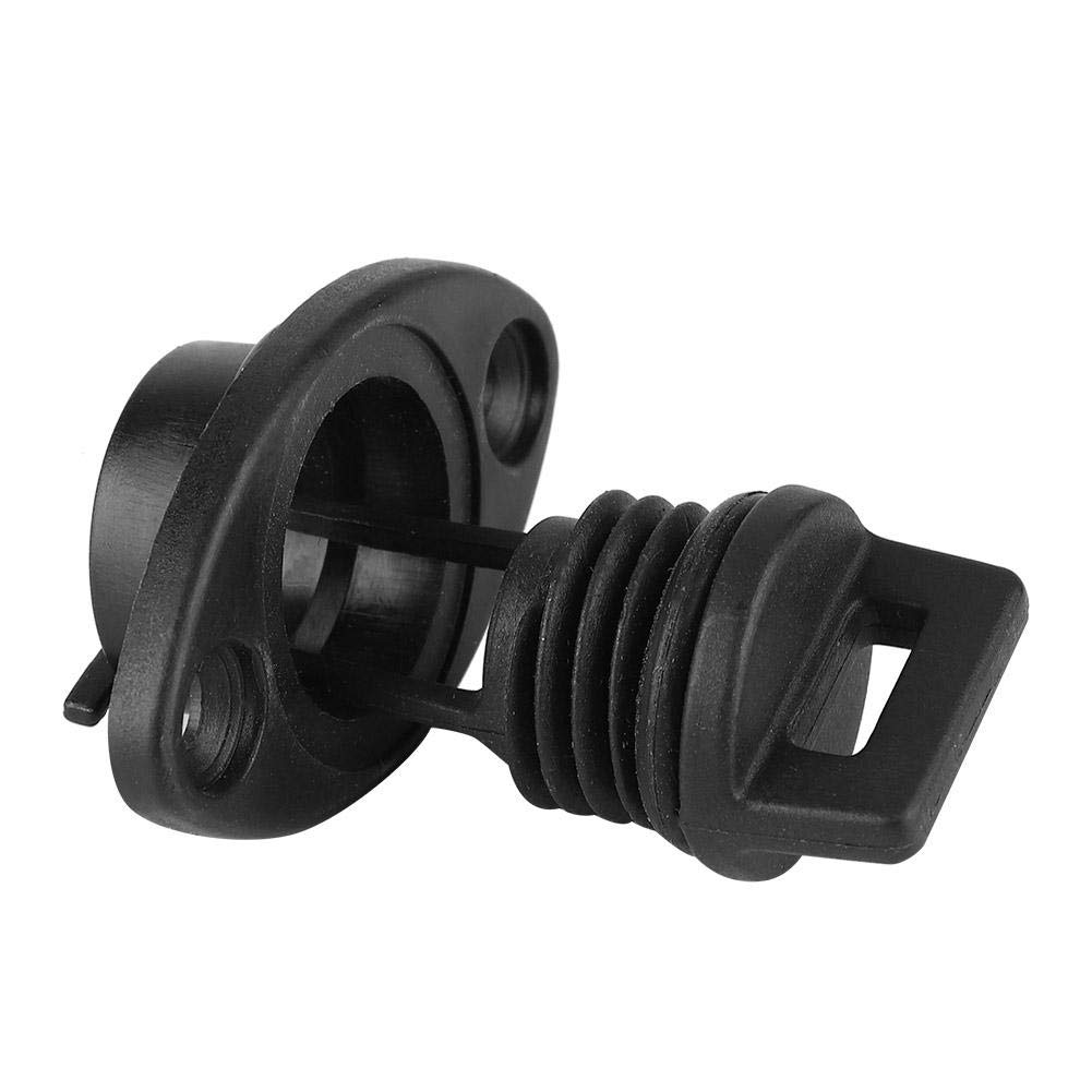 Black Drain Plug, Drain Plug Kit, Boat for Canoes Kayak Dinghy