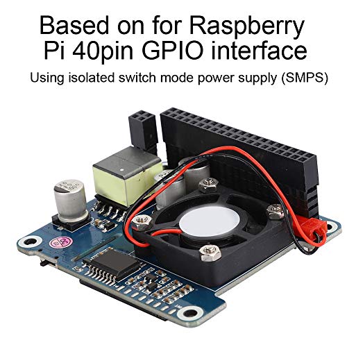 Cooling Fan Expansion Module, 128×32 Resolution White Real Time Onboard PCF8574 Expansion Board Cooling Module for Raspberry Pi