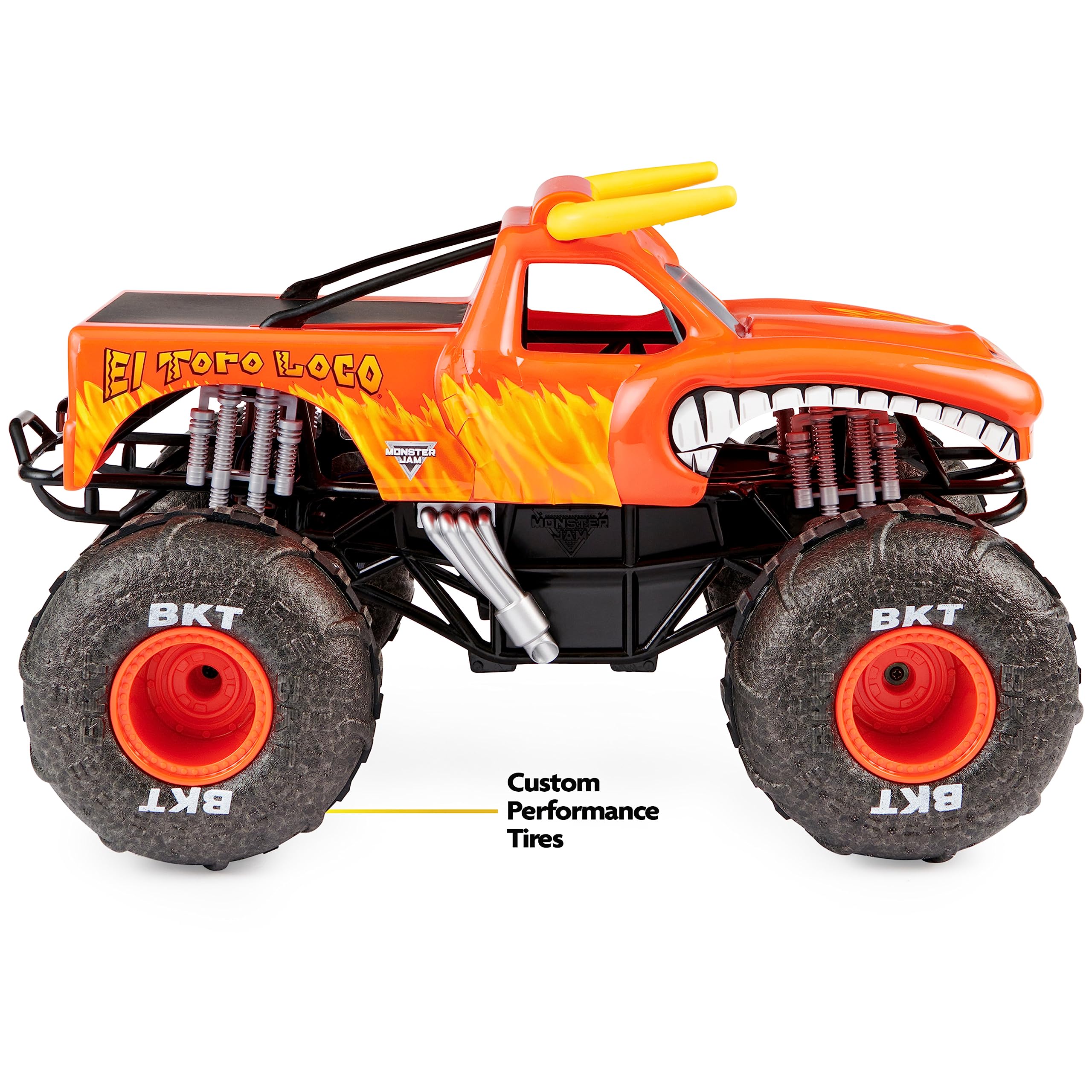 Monster Jam, Official El Toro Loco, Remote Control Monster Truck, Walmart Exclusive, Authentic Sounds, 1:10 Scale