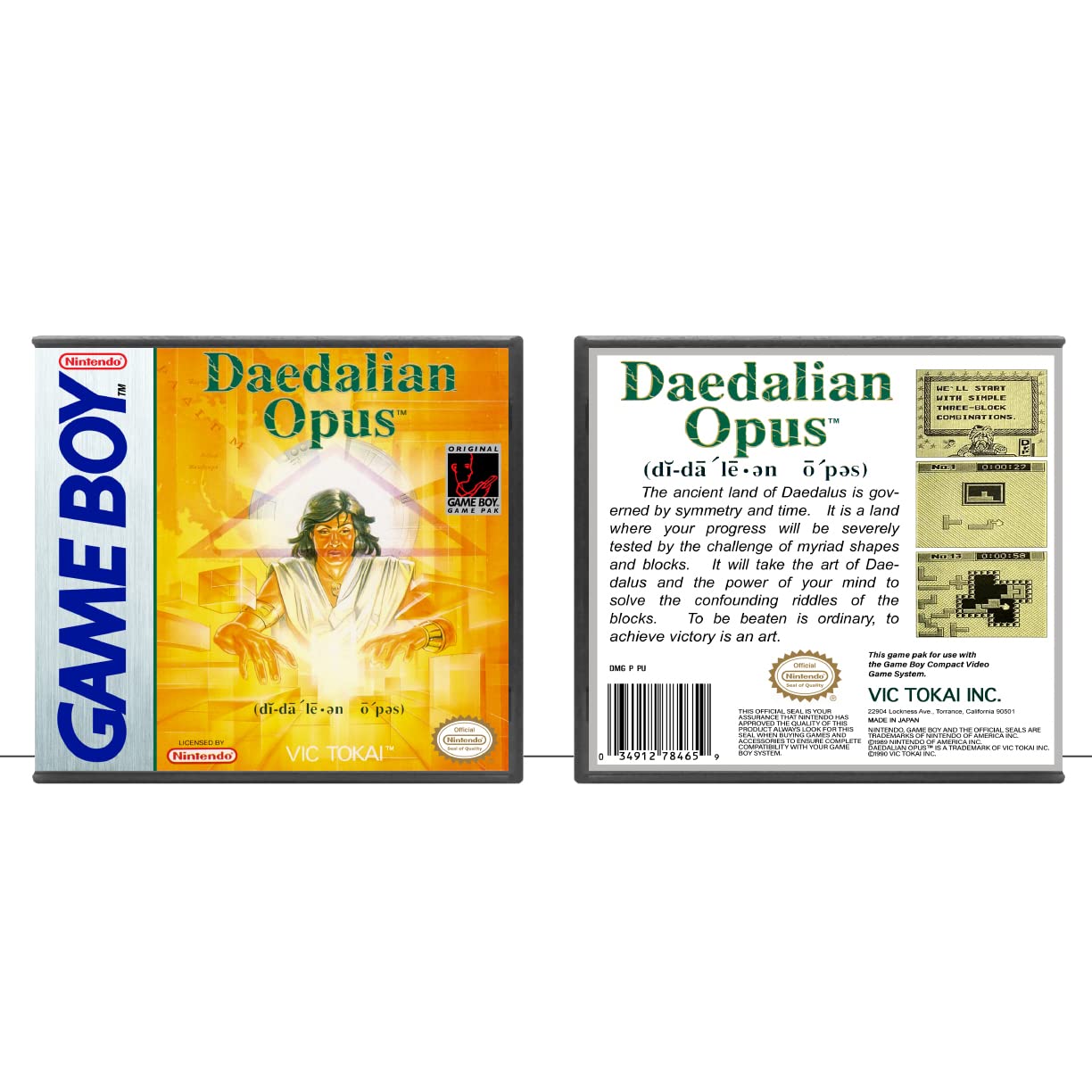 Daedalian Opus | (GB) Game Boy - Game Case Only - No Game