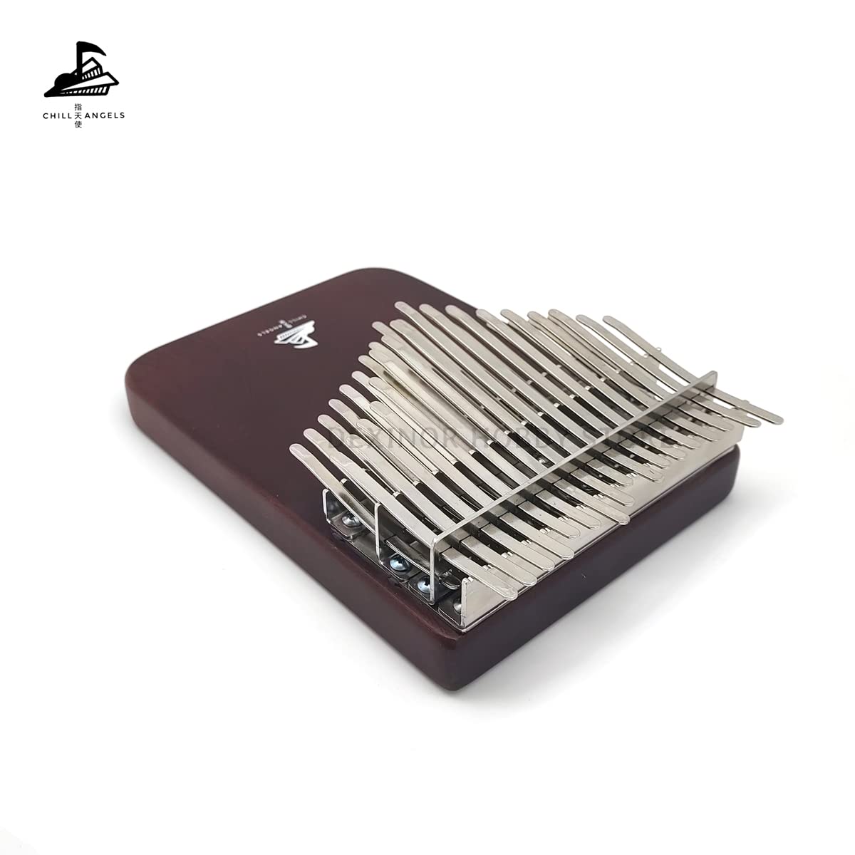 CHILL ANGELS 2022NEW Kalimba 34 Keys Professional Musical Instruments Double Layer Chromatic Flat Plate Sapele Wood Brown Calimba Keyboard Piano Gifts