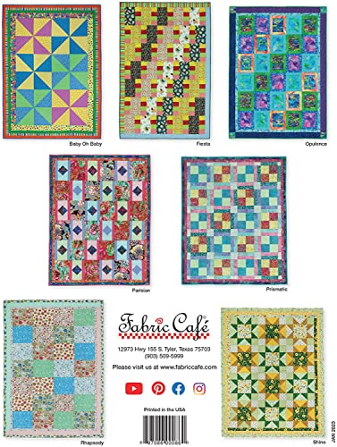 Fabric Cafe Fat Quarter Quilt Treats, Multi