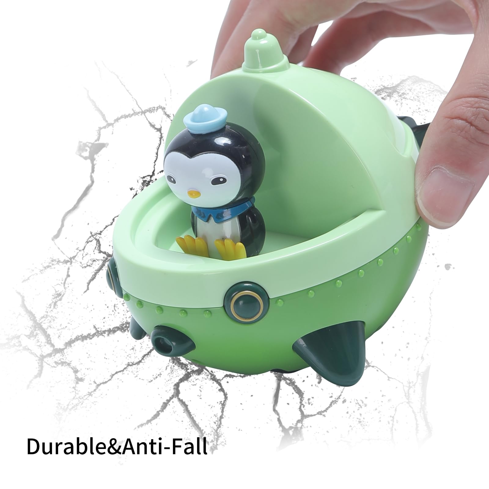 CHAOFANZHE Peso Toys Pull Back car Octopus Vehicle Rescue Boat Children's Gifts (with Gift Box)