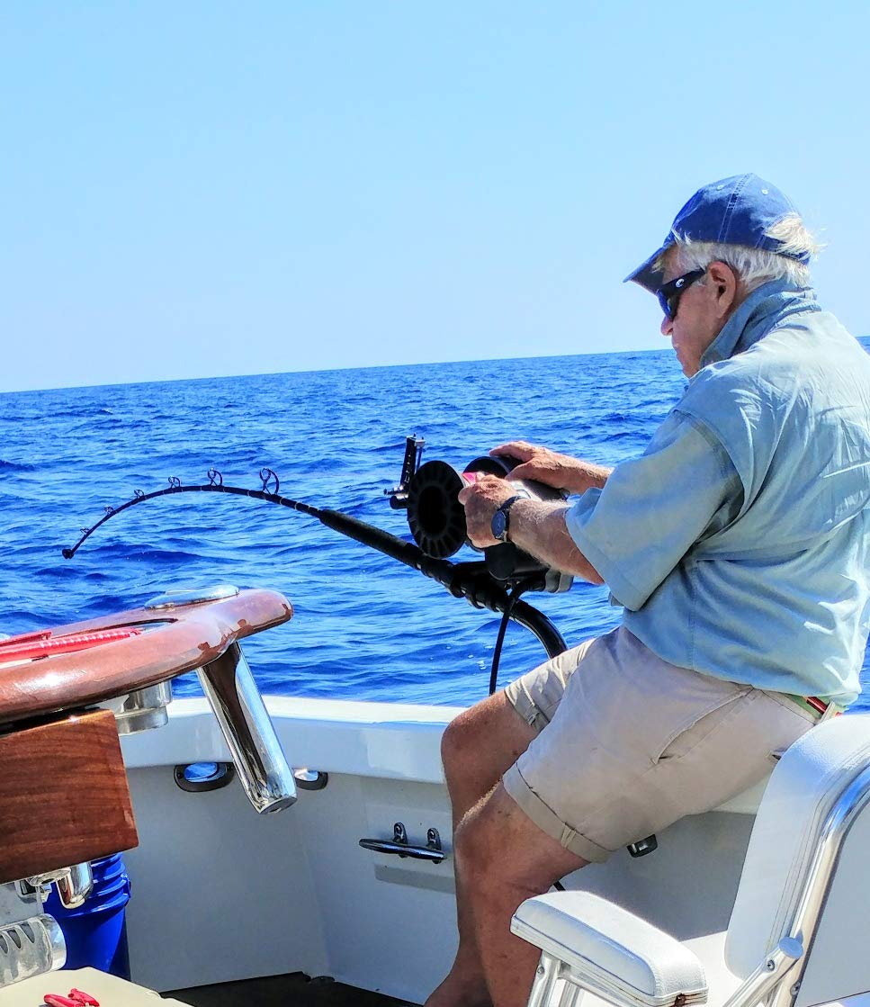 Blackfin Rods Fin #89 - Fast Action Stand Up- 100% E-Glass Blanks, Handcrafted in The USA- Perfect for trolling Small Lures and j-Hooks