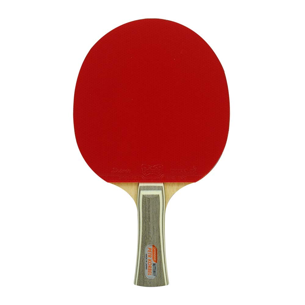 Butterfly Petr Korbel Blade & Sriver Rubber Shakehand Table Tennis Racket | Pro-Line Series | Classic Blade and Rubber Combination That Can Do It All | Recommended for Advanced Level Players